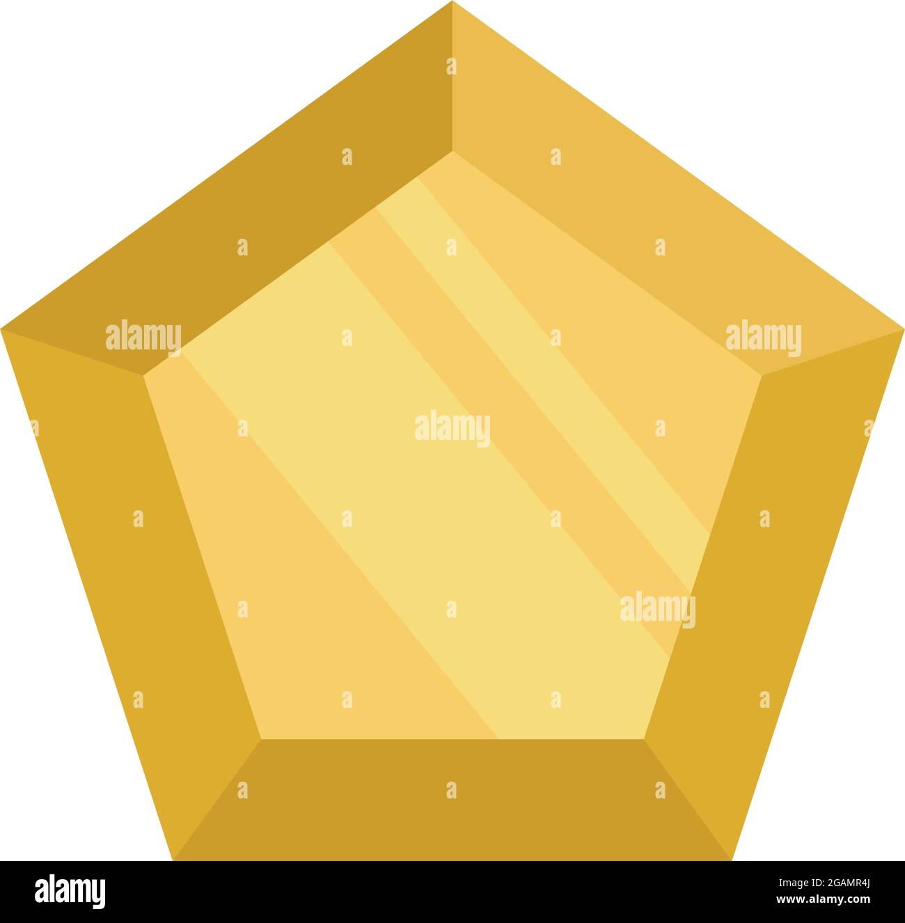 Marquise gemstone icon. Flat illustration of marquise gemstone vector ...