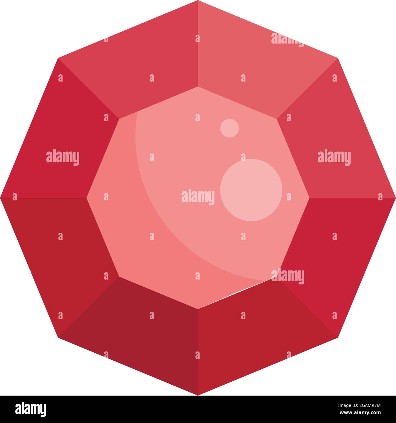 Collection gemstone icon. Flat illustration of collection gemstone ...