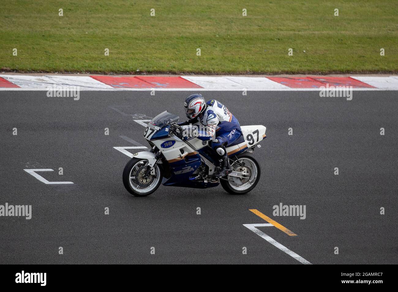 CASTLE DONINGTON, United Kingdom, 31 July 2021, Classic Motorcycle ...
