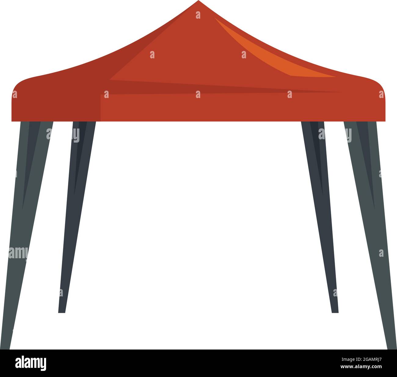 Event tent icon. Flat illustration of event tent vector icon isolated ...