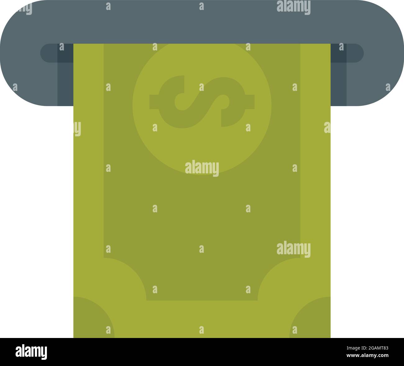 Atm cash money icon. Flat illustration of atm cash money vector icon ...