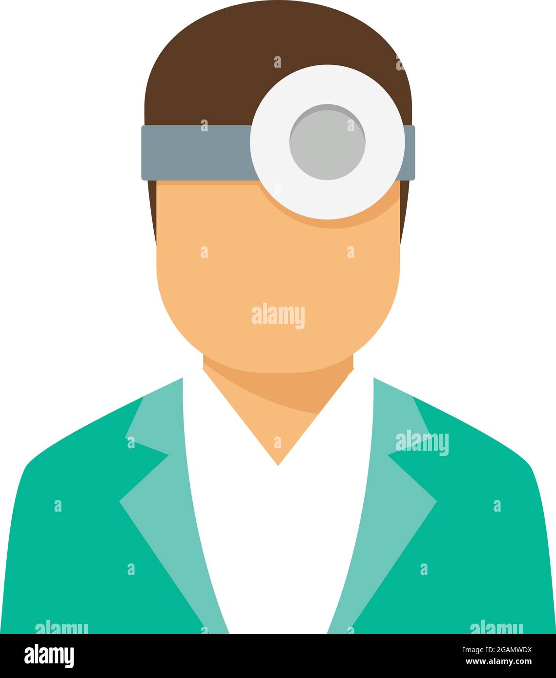 Ophthalmologist icon. Flat illustration of ophthalmologist vector icon ...