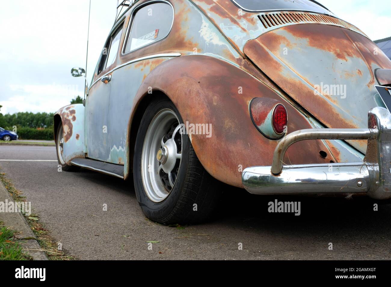 July 2021 - Customised Volkswagen VW Beetle with retro grunge effect ...
