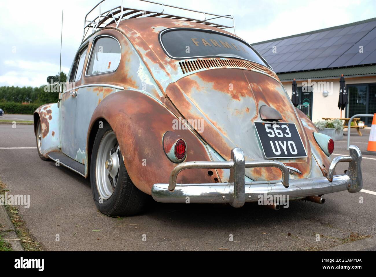 July 2021 - Customised Volkswagen VW Beetle with retro grunge effect ...
