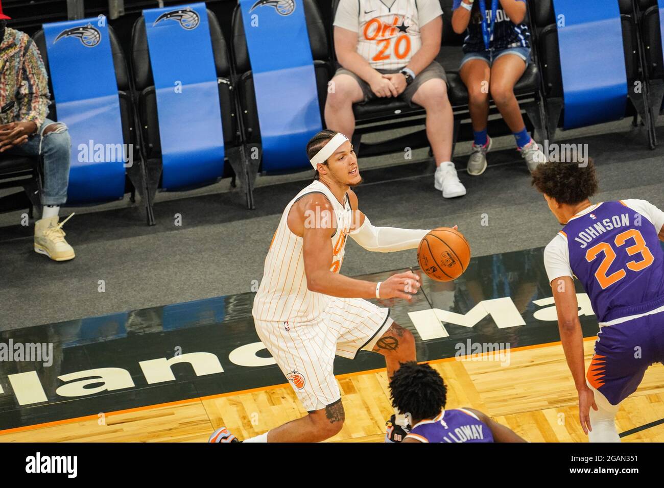 Orlando, Florida, USA, March 23, 2021, Phoenix Suns face the Orlando ...