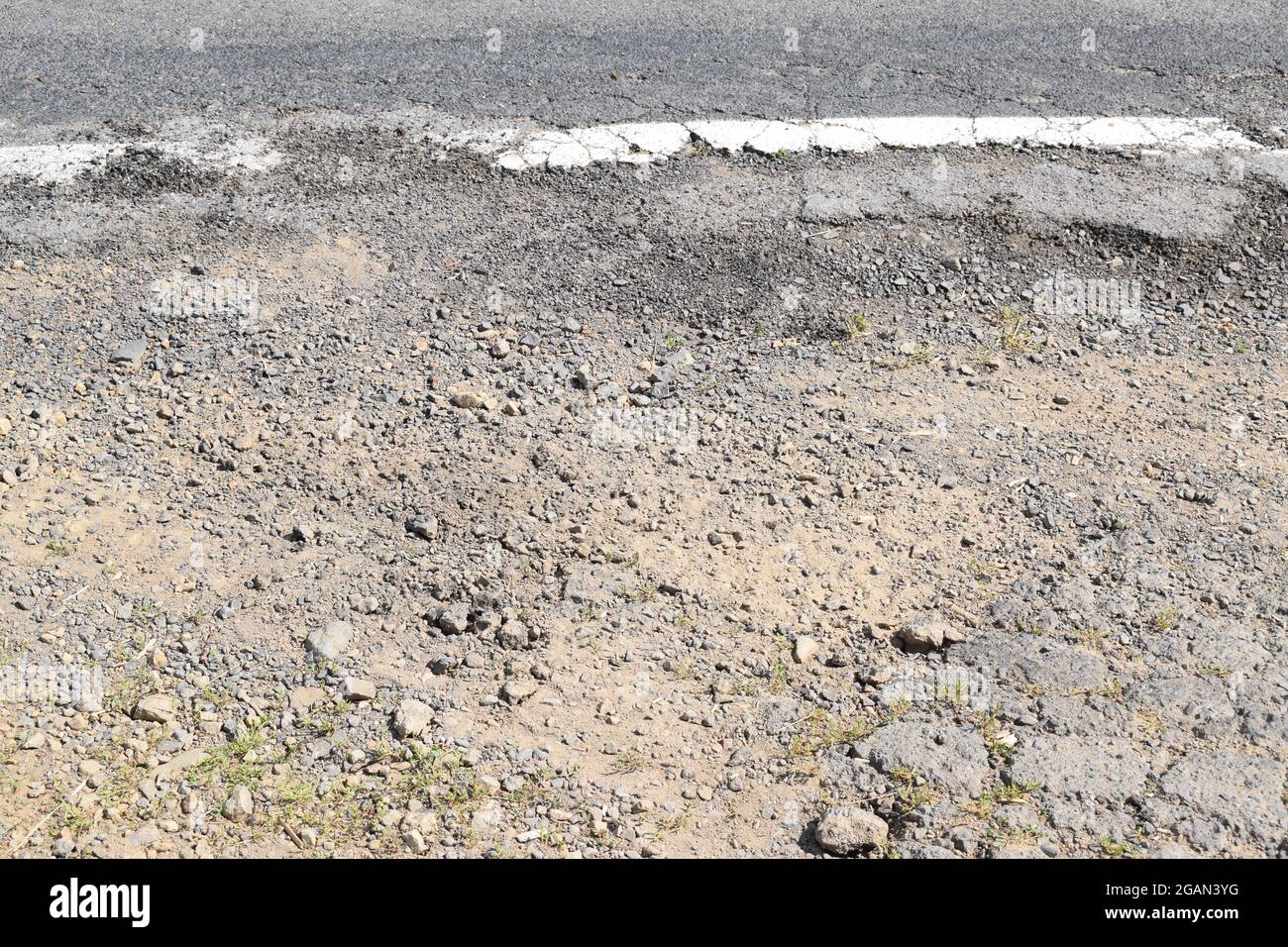 Rough road surface deterioration hi-res stock photography and images ...