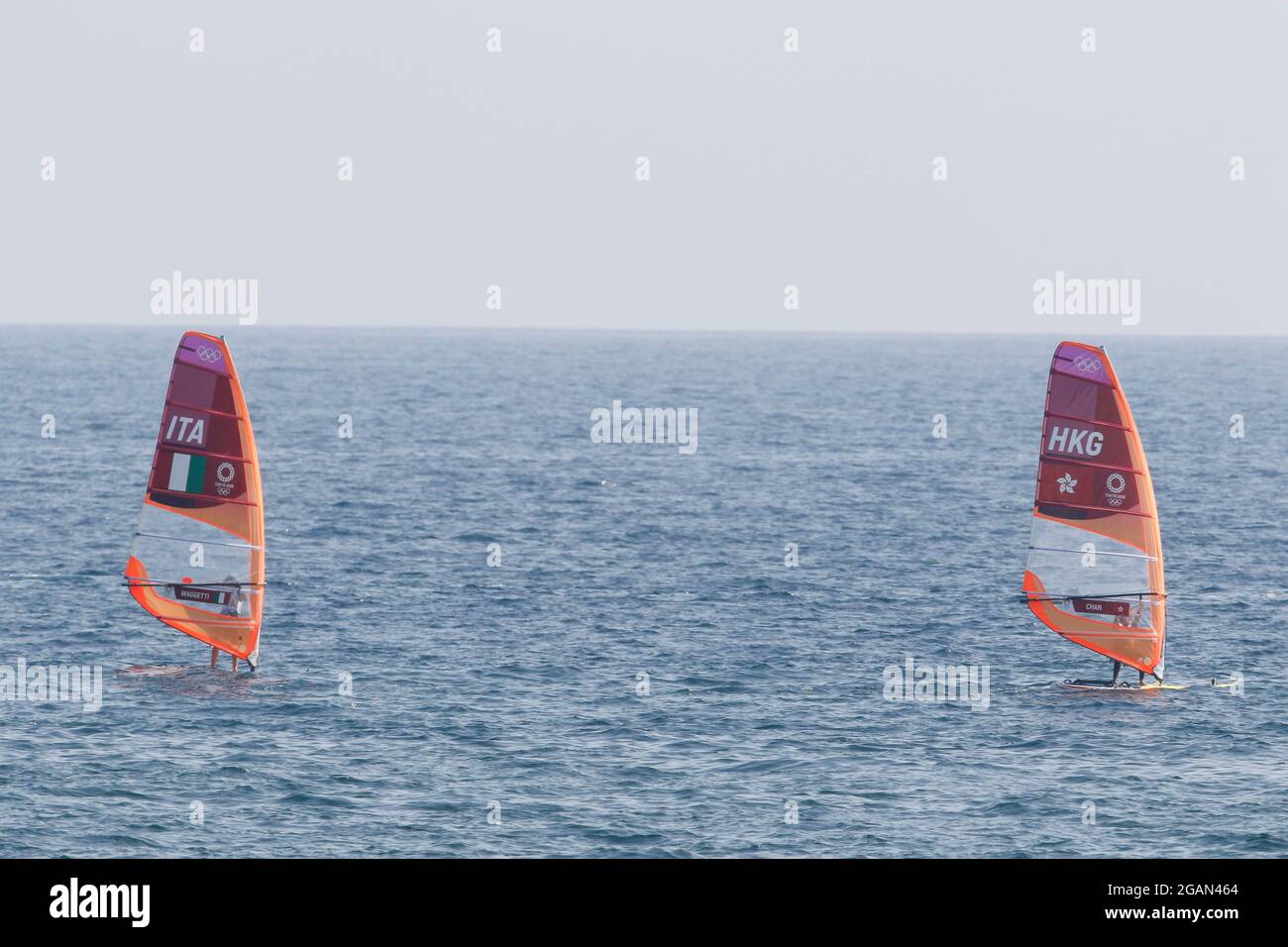 Kanagawa, Japan. 31st July, 2021. Competitors take part in the Woman's ...