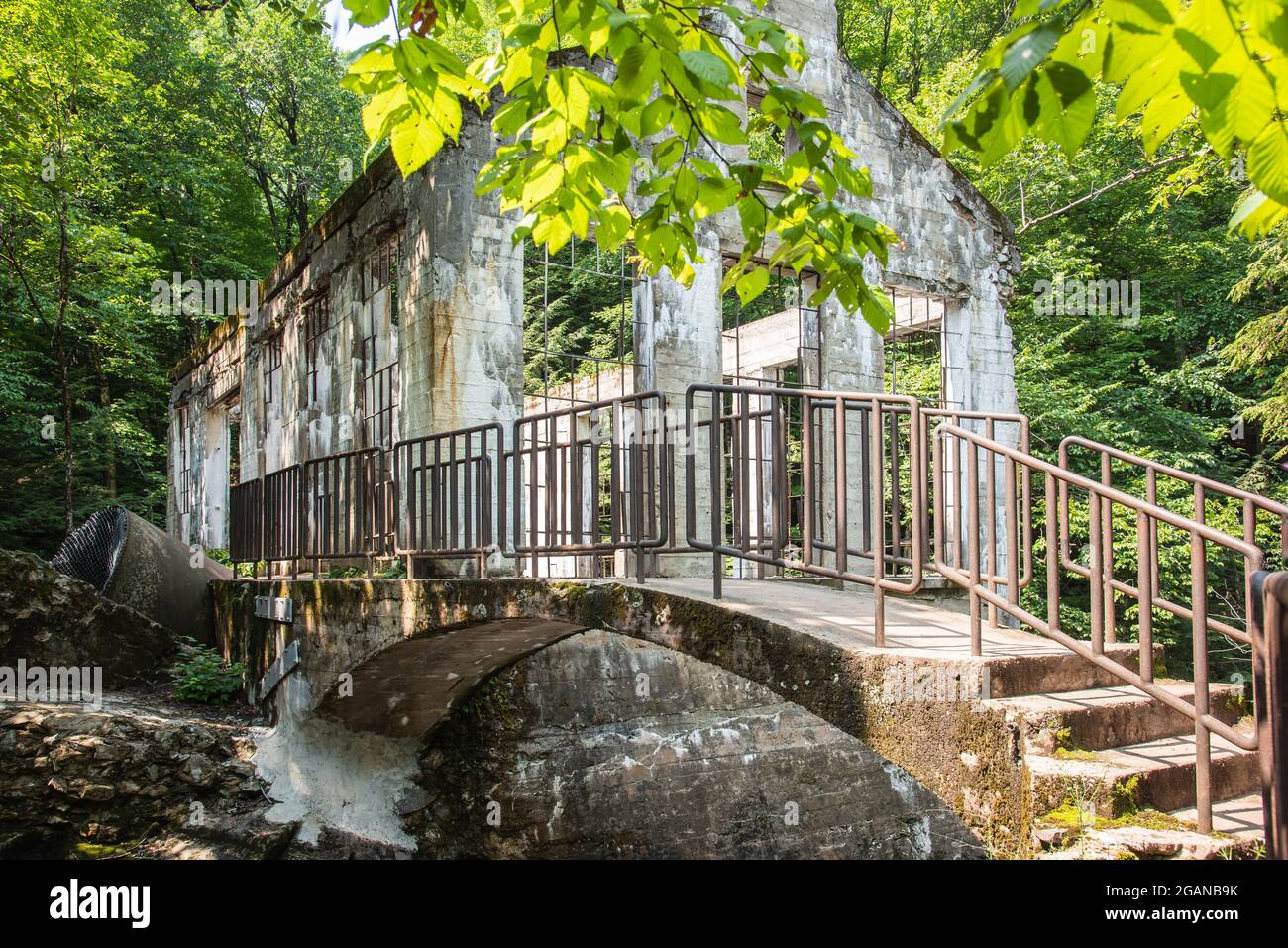 Carbide willson ruins hi-res stock photography and images - Alamy