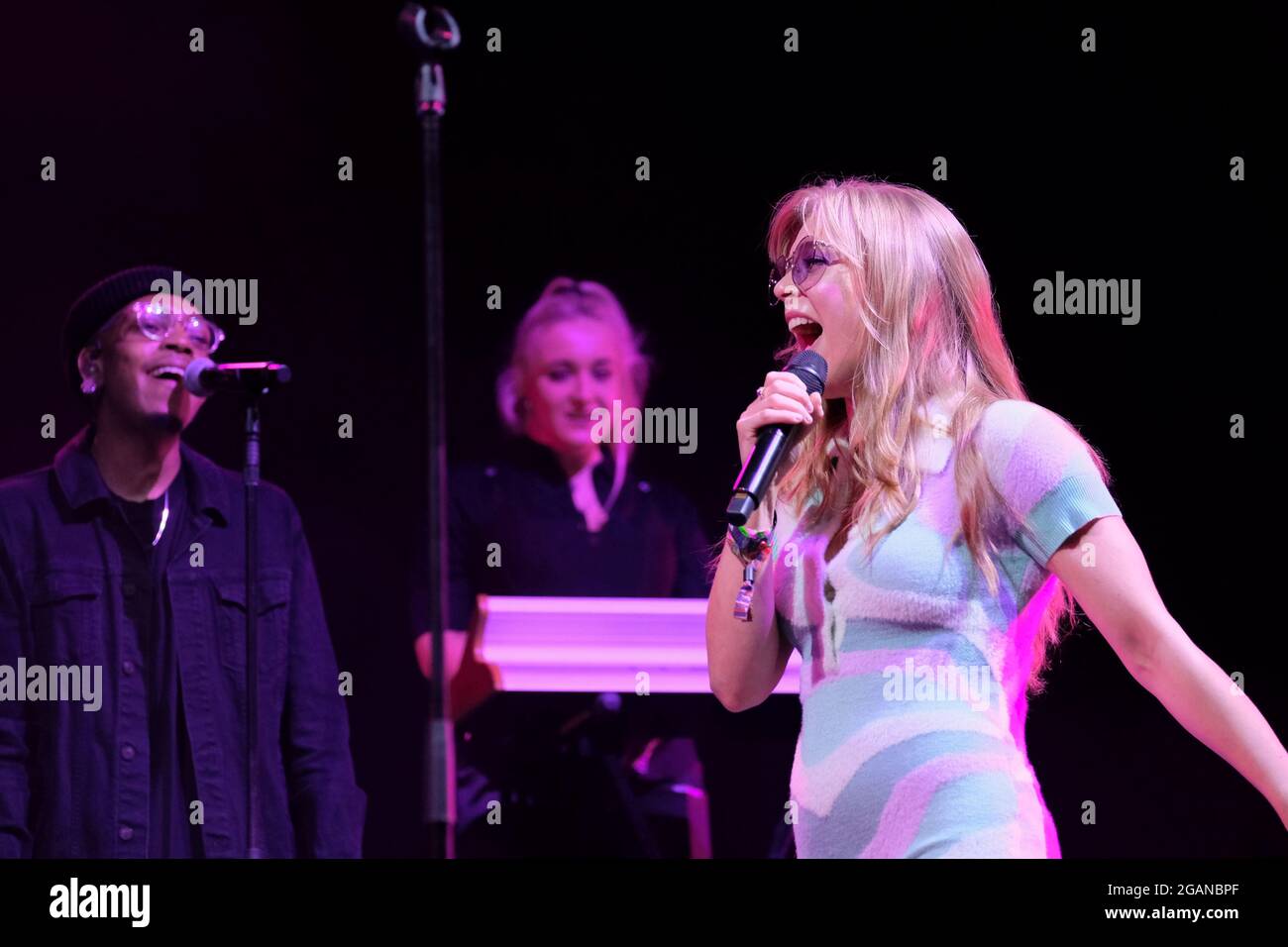 Becky Hill, aka Rebecca Claire Hill, British singer, songwriter and ...