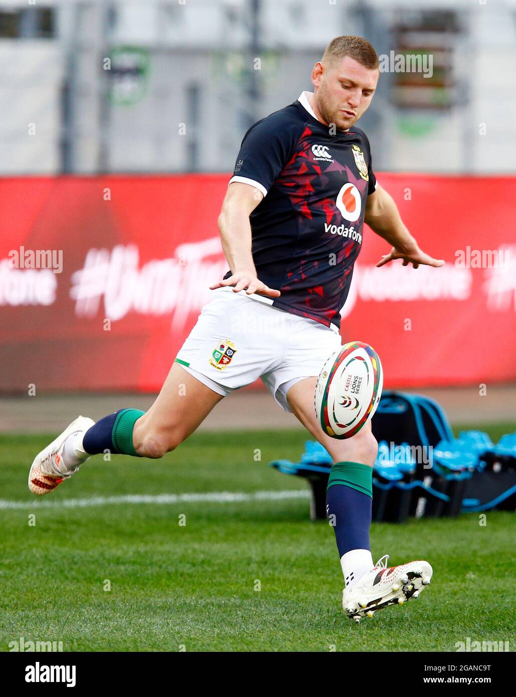 British & Irish Lions Finn Russell before the Castle Lager Lions Series ...