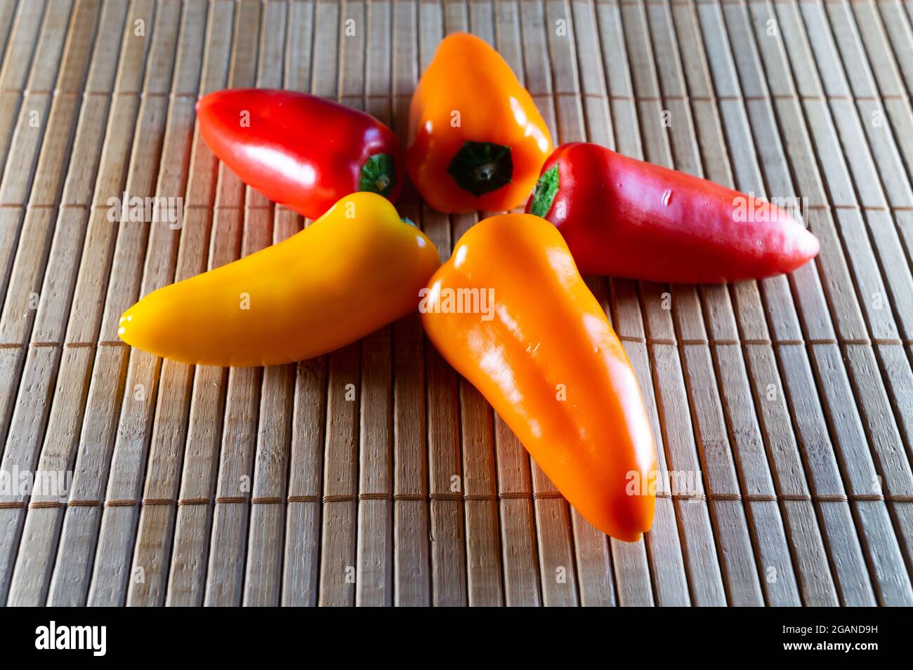 Closeup shot of sweet fresh bell peppers Stock Photo - Alamy