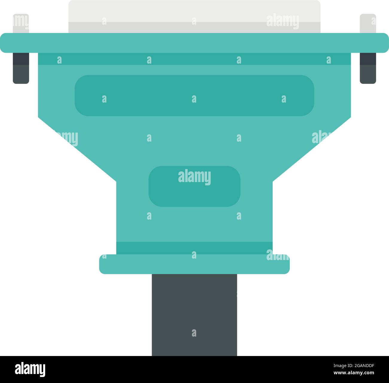 Universal adapter icon. Flat illustration of universal adapter vector ...