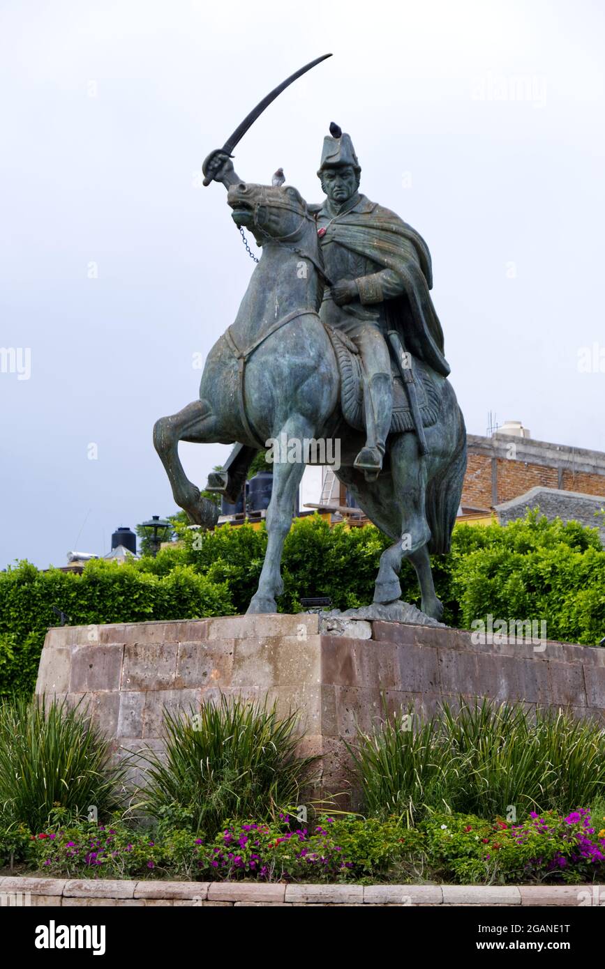 San Miguel de Allende, Mexico - Generale Allende Statue en Plaza Civica ...