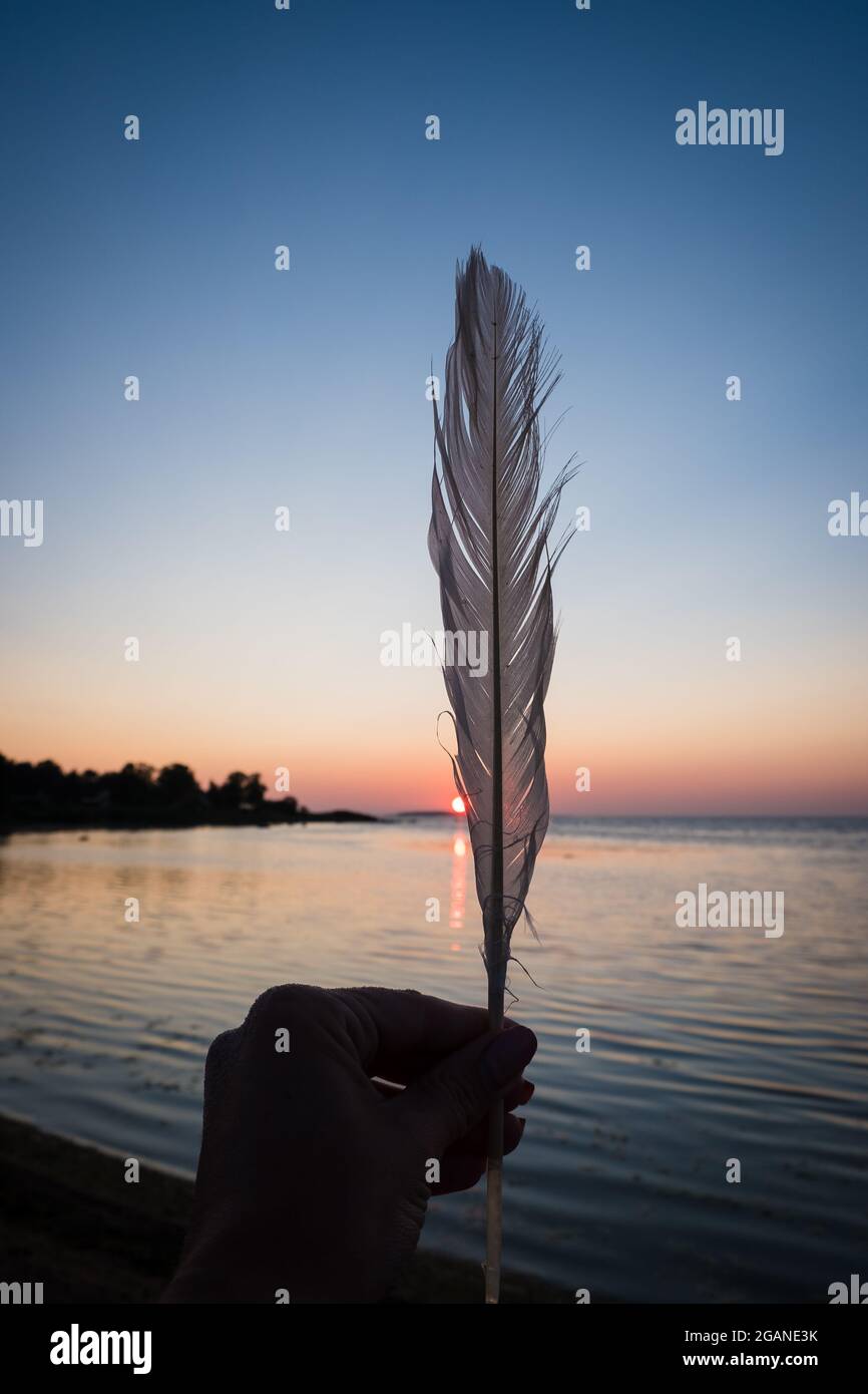 Spiritual freedom, inner wisdom and purity concept Stock Photo - Alamy