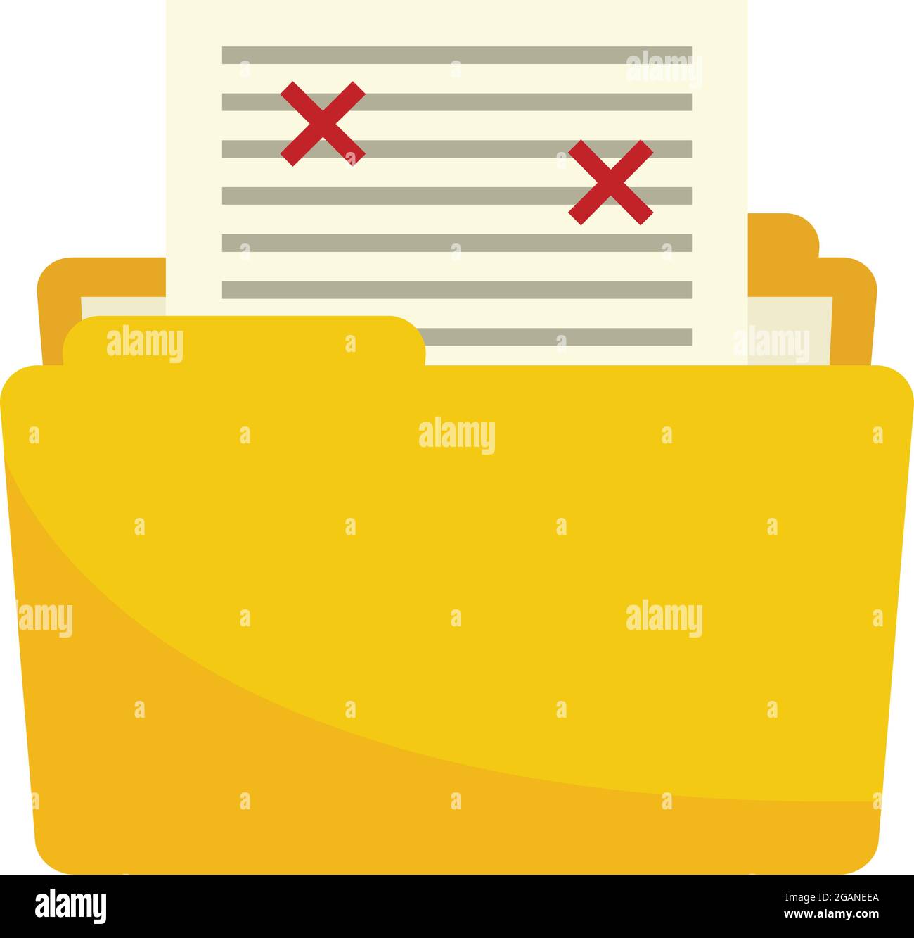Course folder edit icon. Flat illustration of course folder edit vector ...
