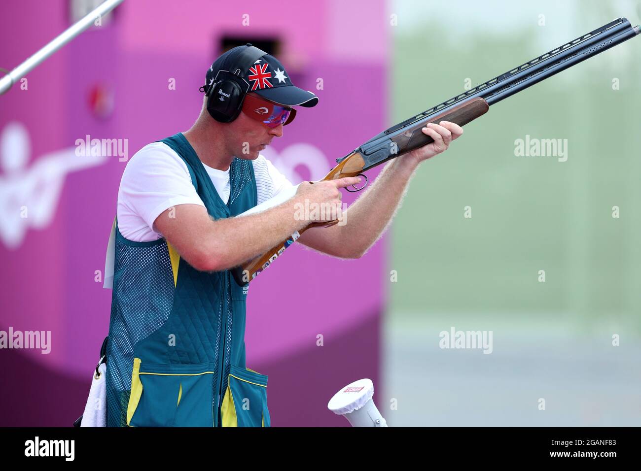 Tokyo, Japan. 31st July, 2021. James Willett (AUS) Shooting - Clay ...