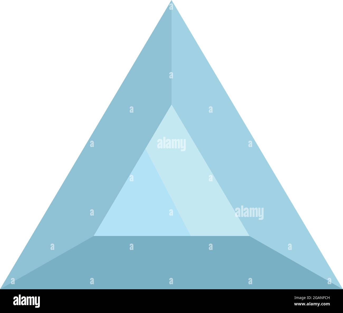 Stone jewel icon. Flat illustration of stone jewel vector icon isolated ...