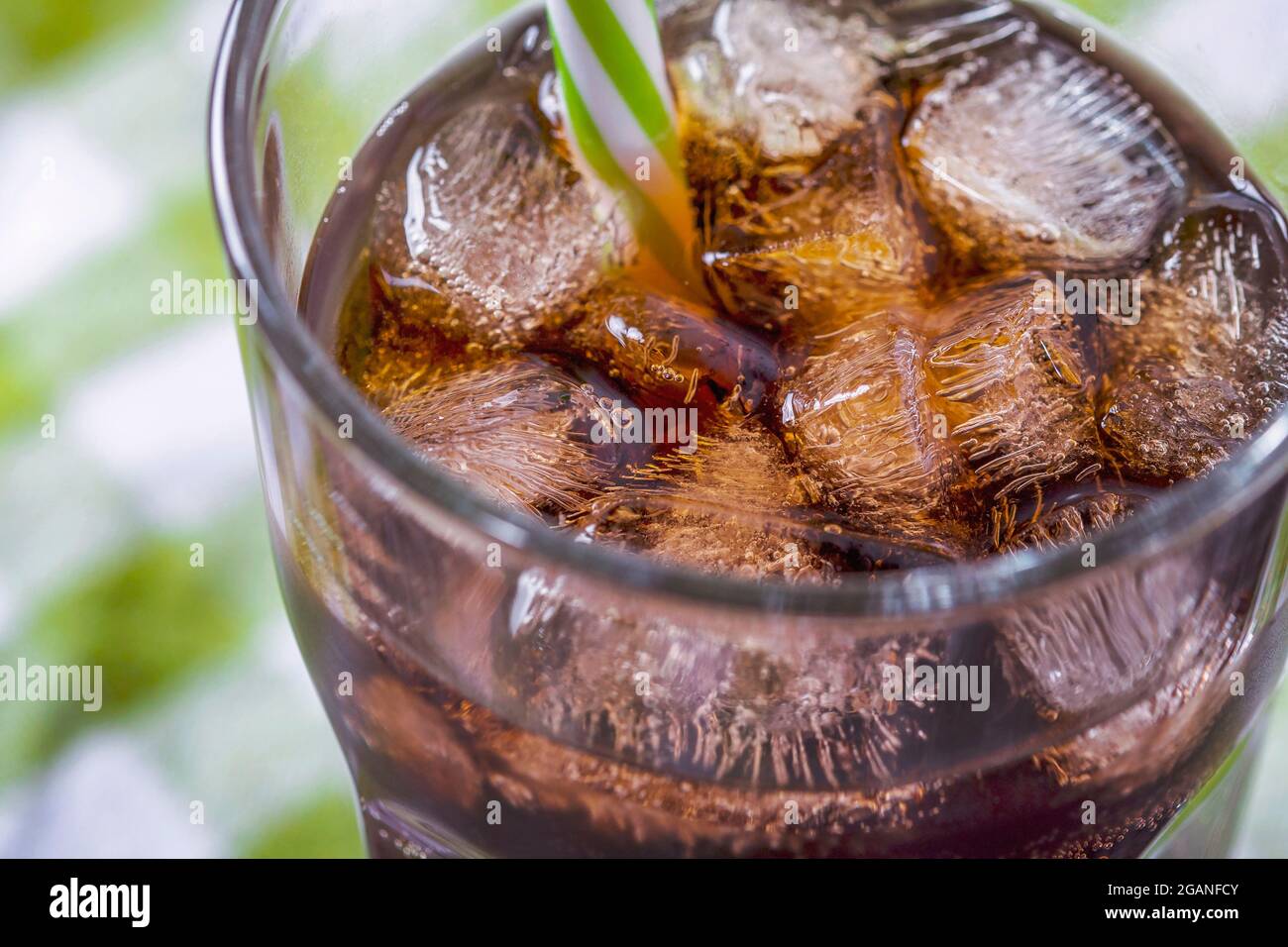 Sweet chilled drink - salvation from hot weather Stock Photo - Alamy