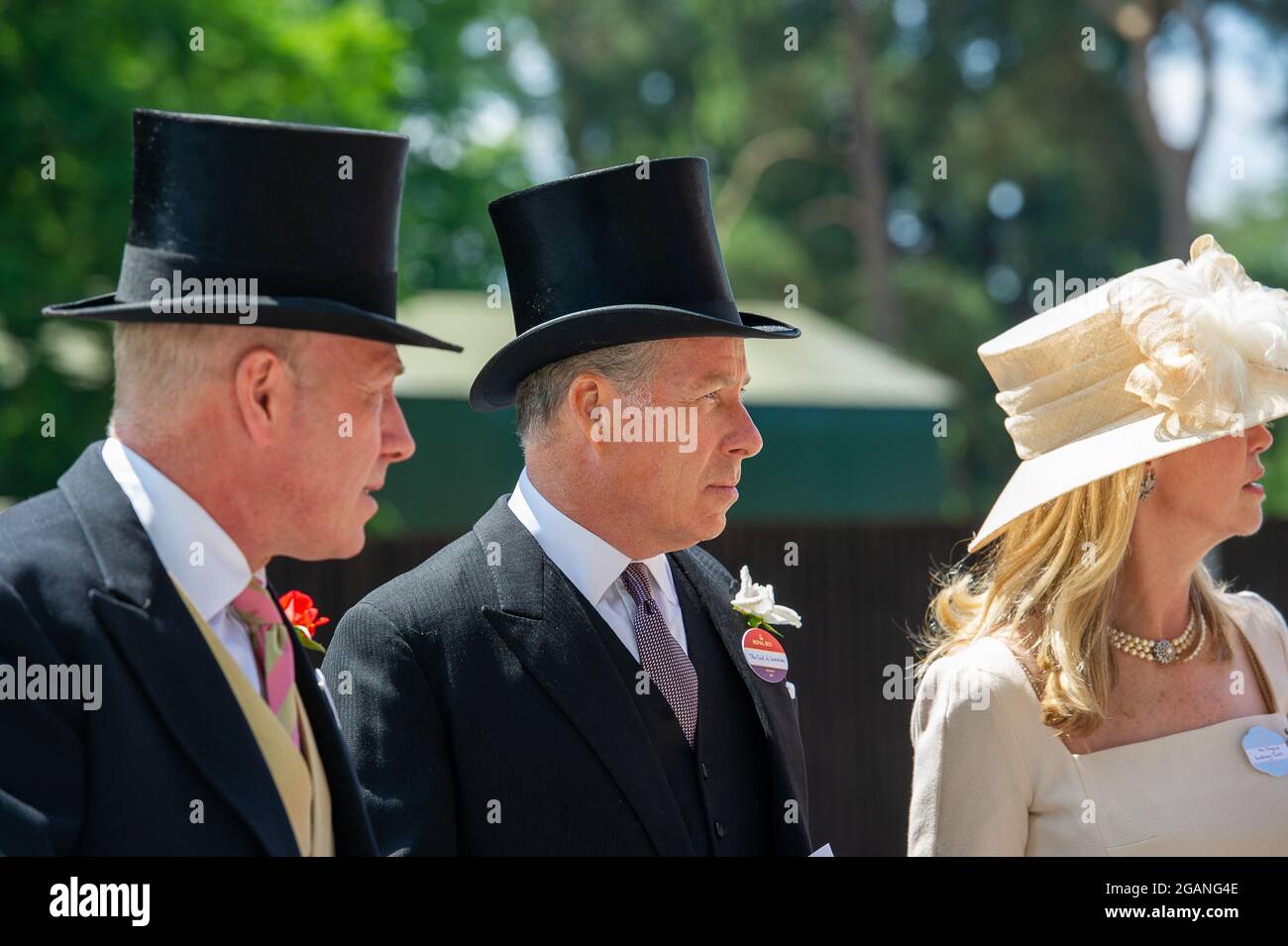 Ascot, Berkshire, UK. 16th June, 2021. The Earl of Snowden, son of the ...