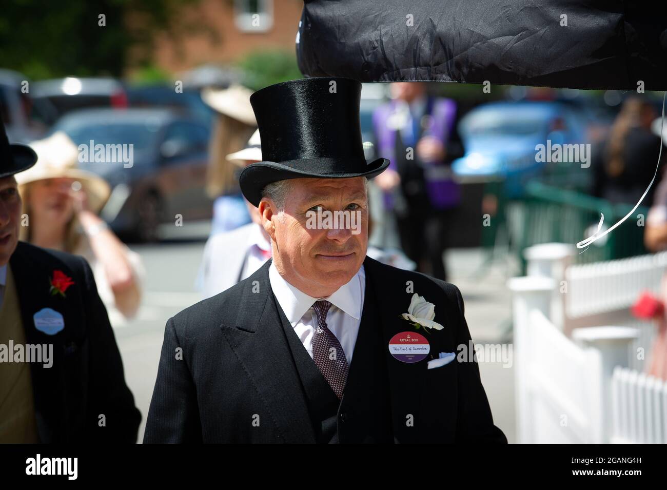 Ascot, Berkshire, UK. 16th June, 2021. The Earl of Snowden, son of the ...