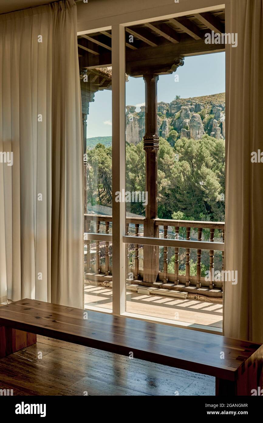 Casa Colgada or Hanging Houses, now housing the Museum of Spanish ...