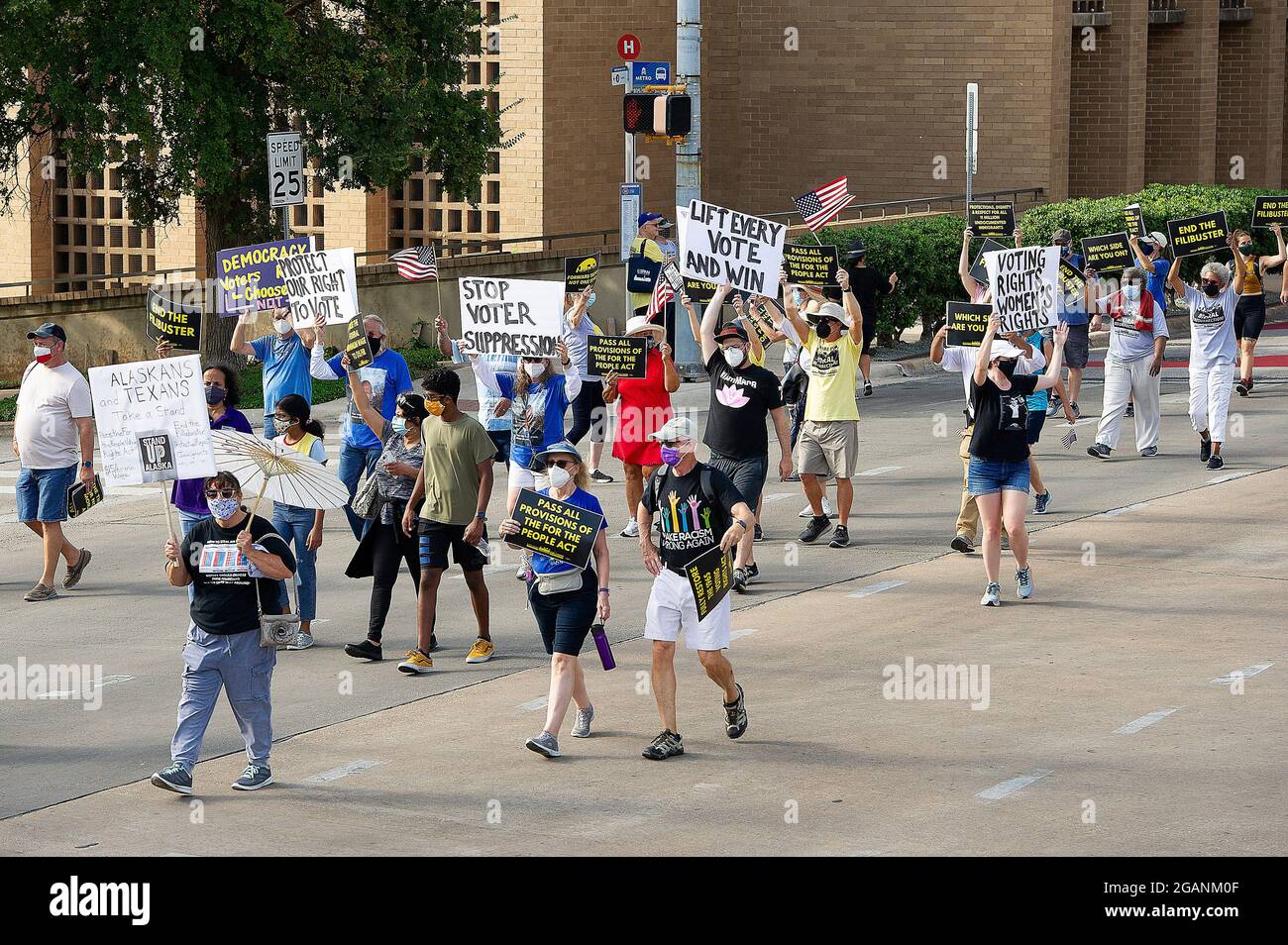 Voting Rights. 31st July, 2021. Poor People's Campaign demonstrators ...