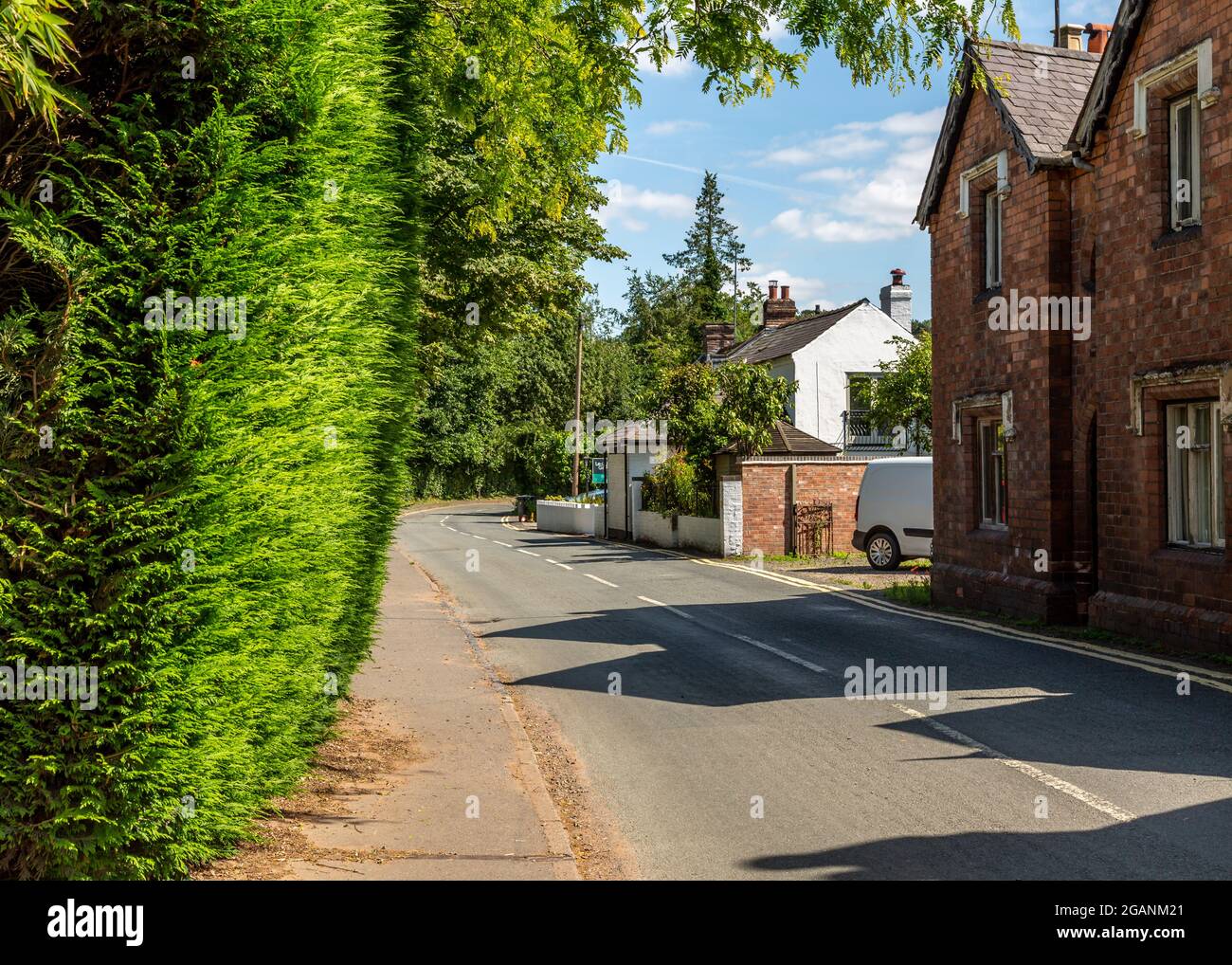 Street views in the Worcestershire village of Wolverley Stock Photo - Alamy