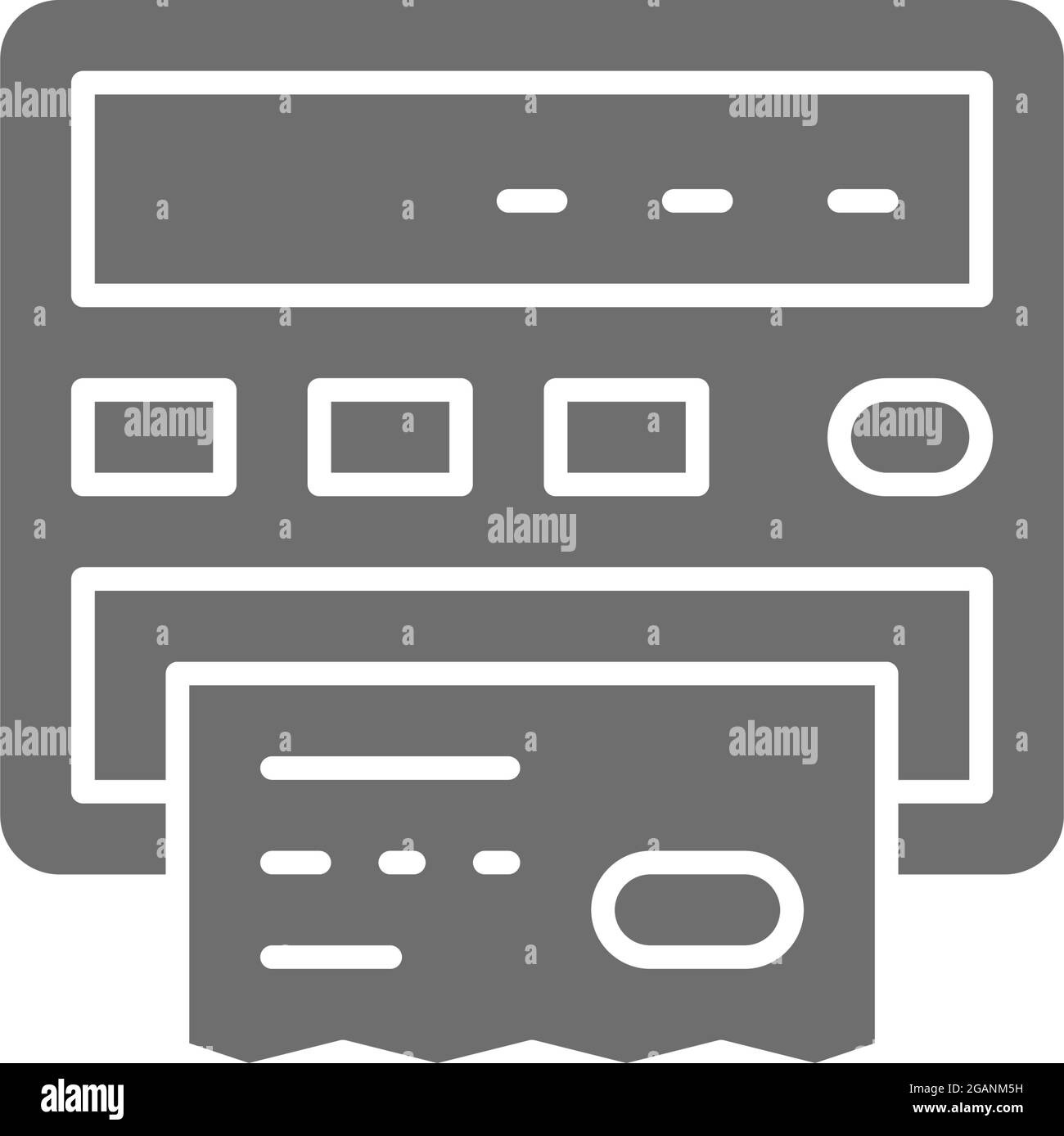 Car tax receipt icon Black and White Stock Photos & Images - Alamy