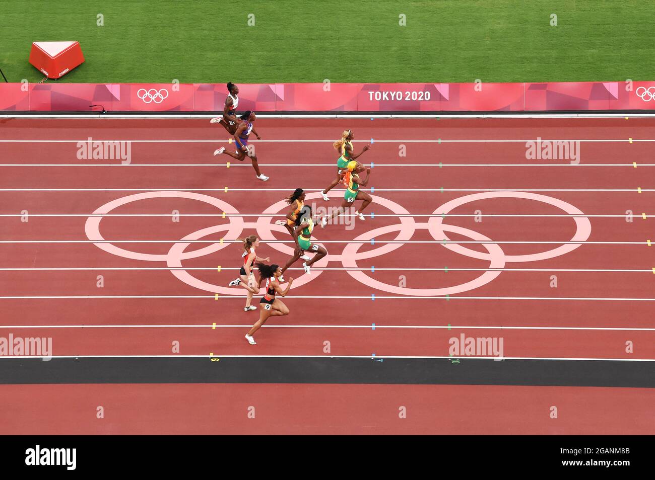 General view, JULY 31, 2021 - Athletics : Women's 100m Final during the ...