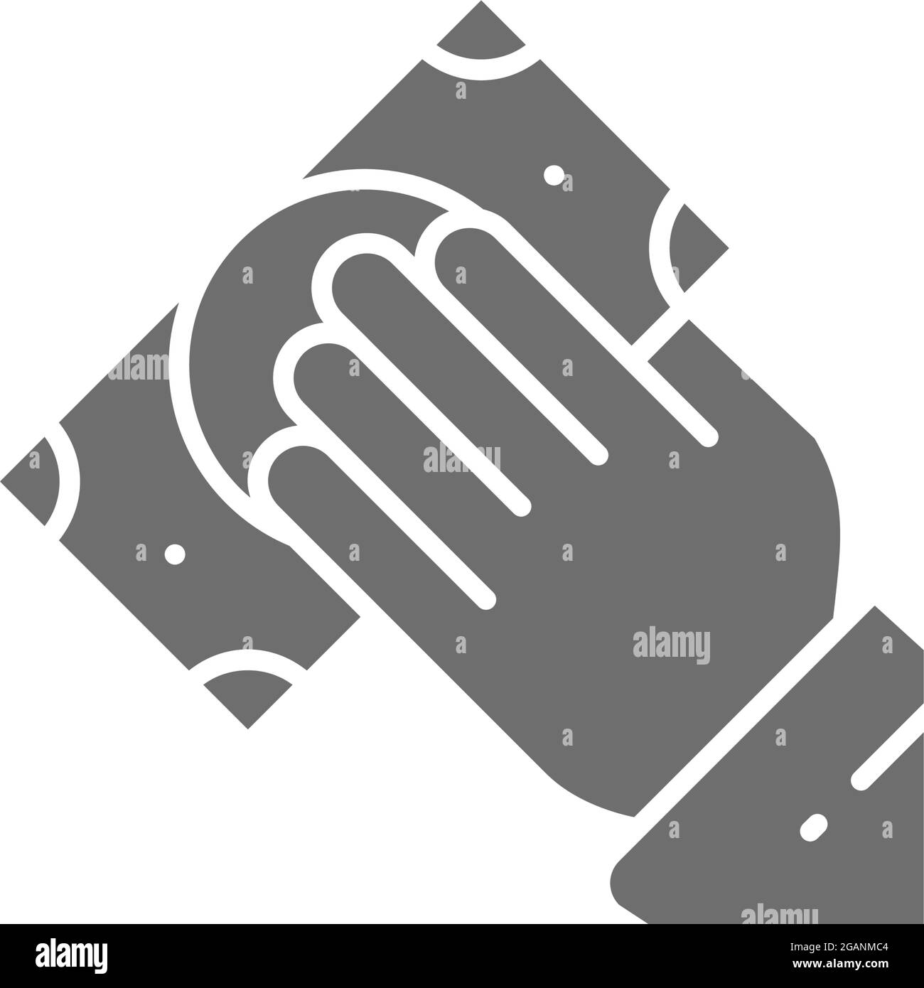 Vector cash payment, receiving money gray icon Stock Vector Image & Art ...