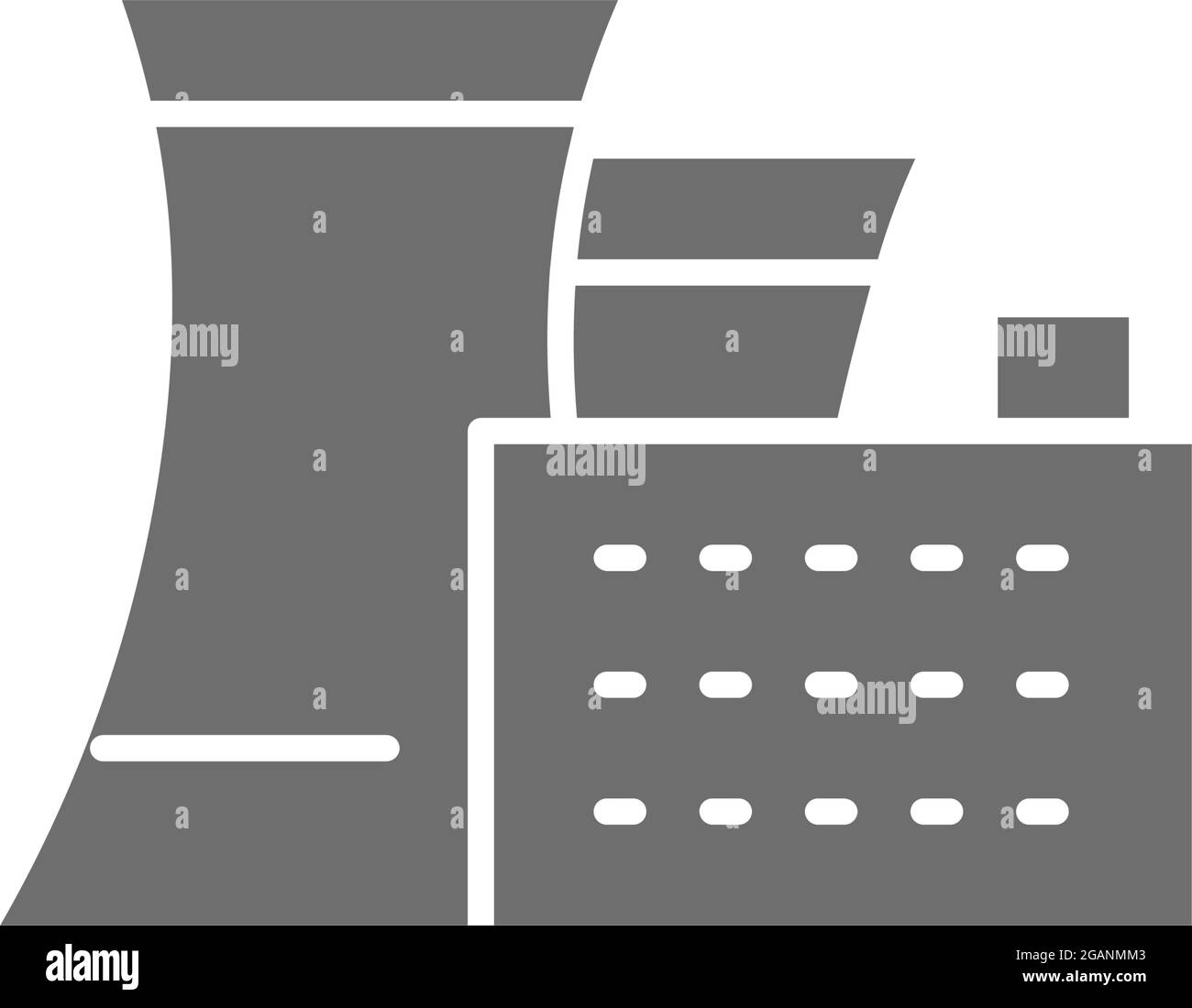 Hydro power plant thin Stock Vector Images - Alamy
