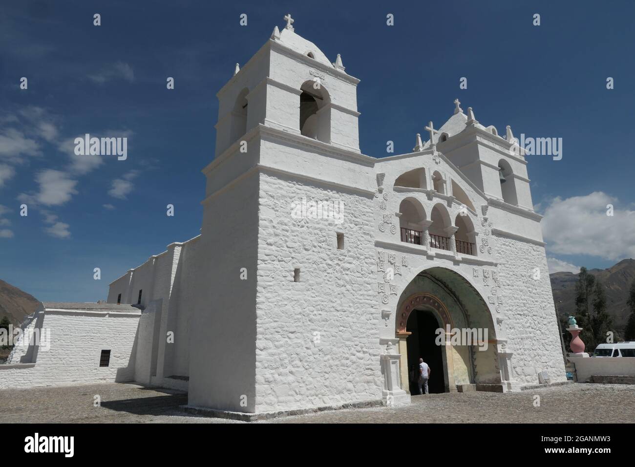 Church in a village in Peru Carmina El Autor Santa Ana De Maca the ...