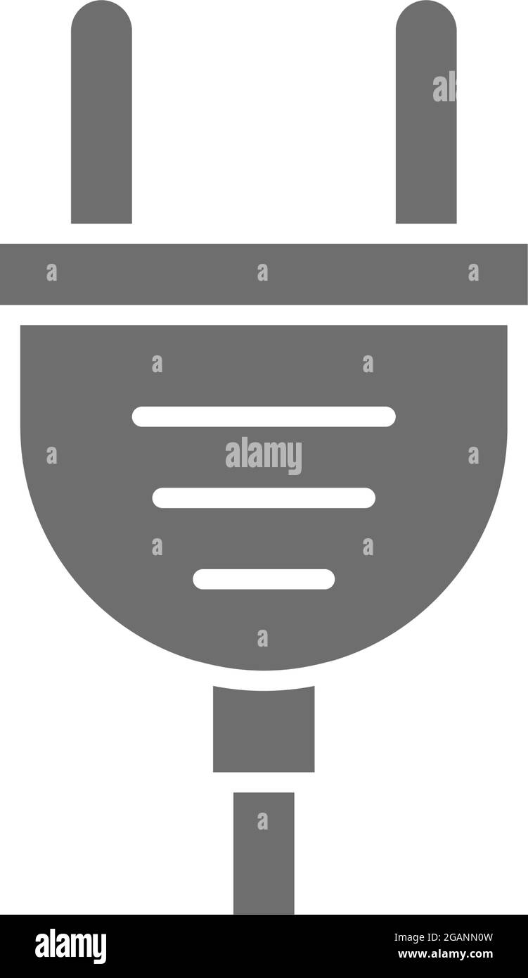 Extension cord grey Stock Vector Images - Alamy