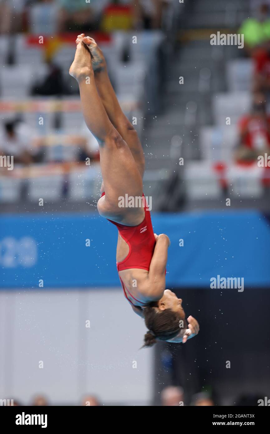 Tokyo, Japan. 29th July, 2021. ABEL Jennifer (CAN) Diving : Women's 3m ...
