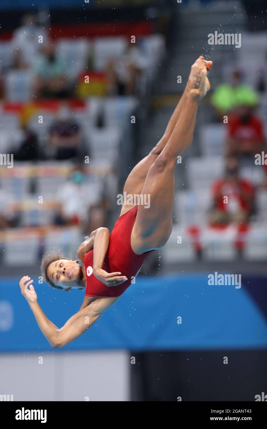 Tokyo, Japan. 29th July, 2021. ABEL Jennifer (CAN) Diving : Women's 3m ...