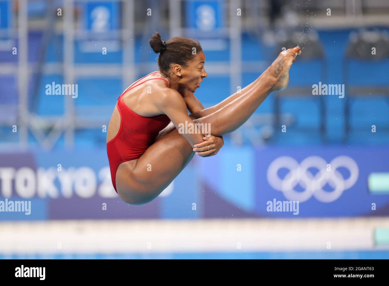Tokyo, Japan. 29th July, 2021. ABEL Jennifer (CAN) Diving : Women's 3m ...