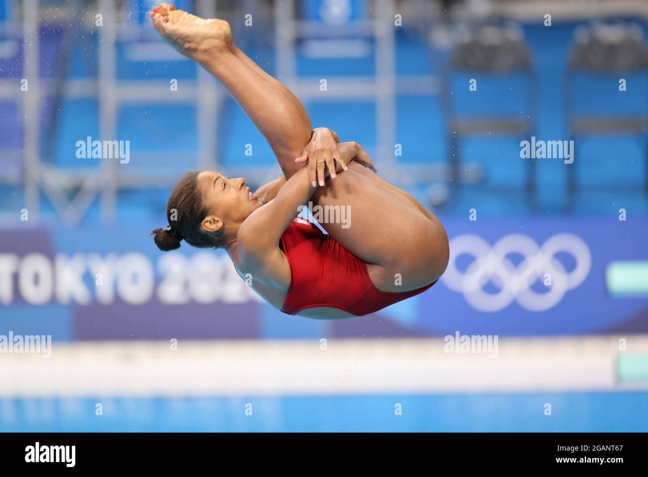 Tokyo, Japan. 29th July, 2021. ABEL Jennifer (CAN) Diving : Women's 3m ...