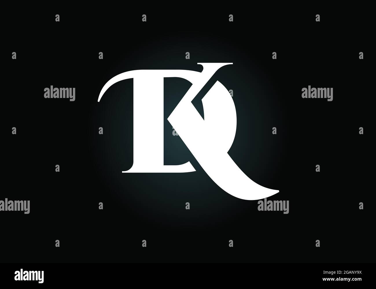 Initial K D Letter Logo With Creative Modern Business Typography Vector ...