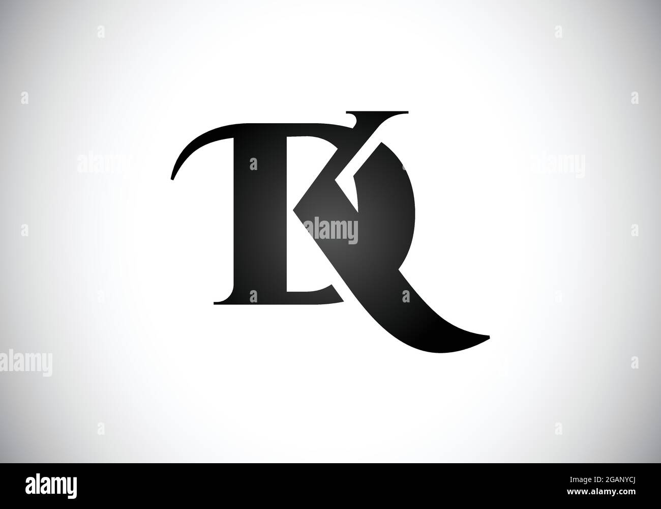 Initial K D Letter Logo With Creative Modern Business Typography Vector ...