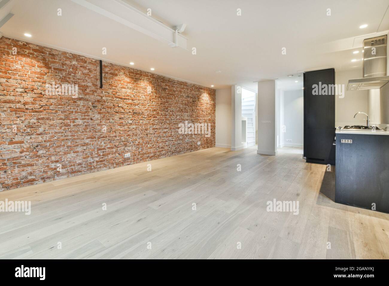 Unfurnished Residential Apartment In Bright Colors Stock Photo Alamy