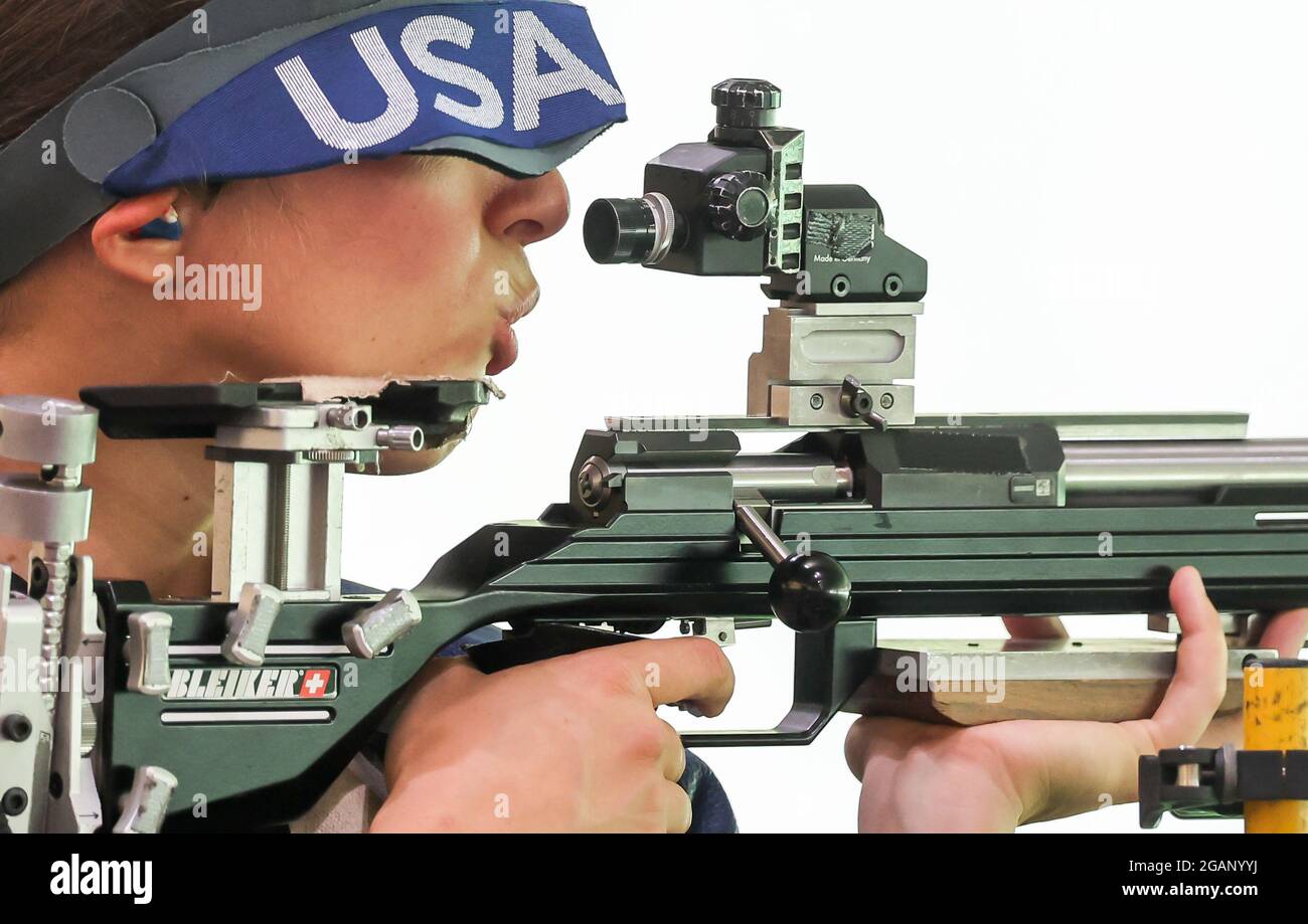 Tokio, Japan. 31st July, 2021. Shooting: Olympics, preliminaries ...