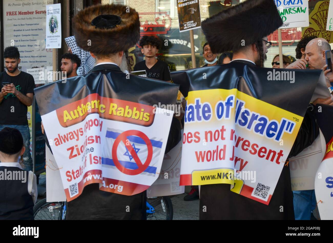 Hundreds gathered at Bay Ridge, Brooklyn, New York City during the ...
