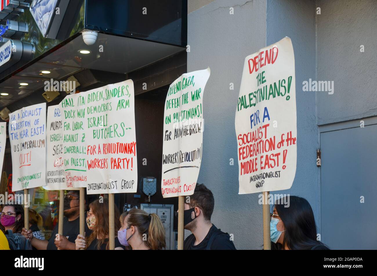Hundreds gathered at Bay Ridge, Brooklyn, New York City during the ...