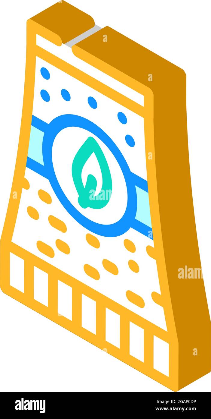 bio energy plant tube isometric icon vector illustration Stock Vector ...