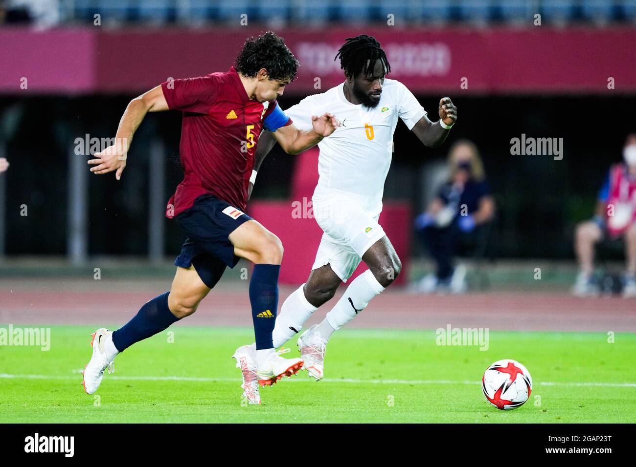 Jesus VALLEJO (ESP) Ismael DIALLO (CIV) during the Olympic Games Tokyo ...