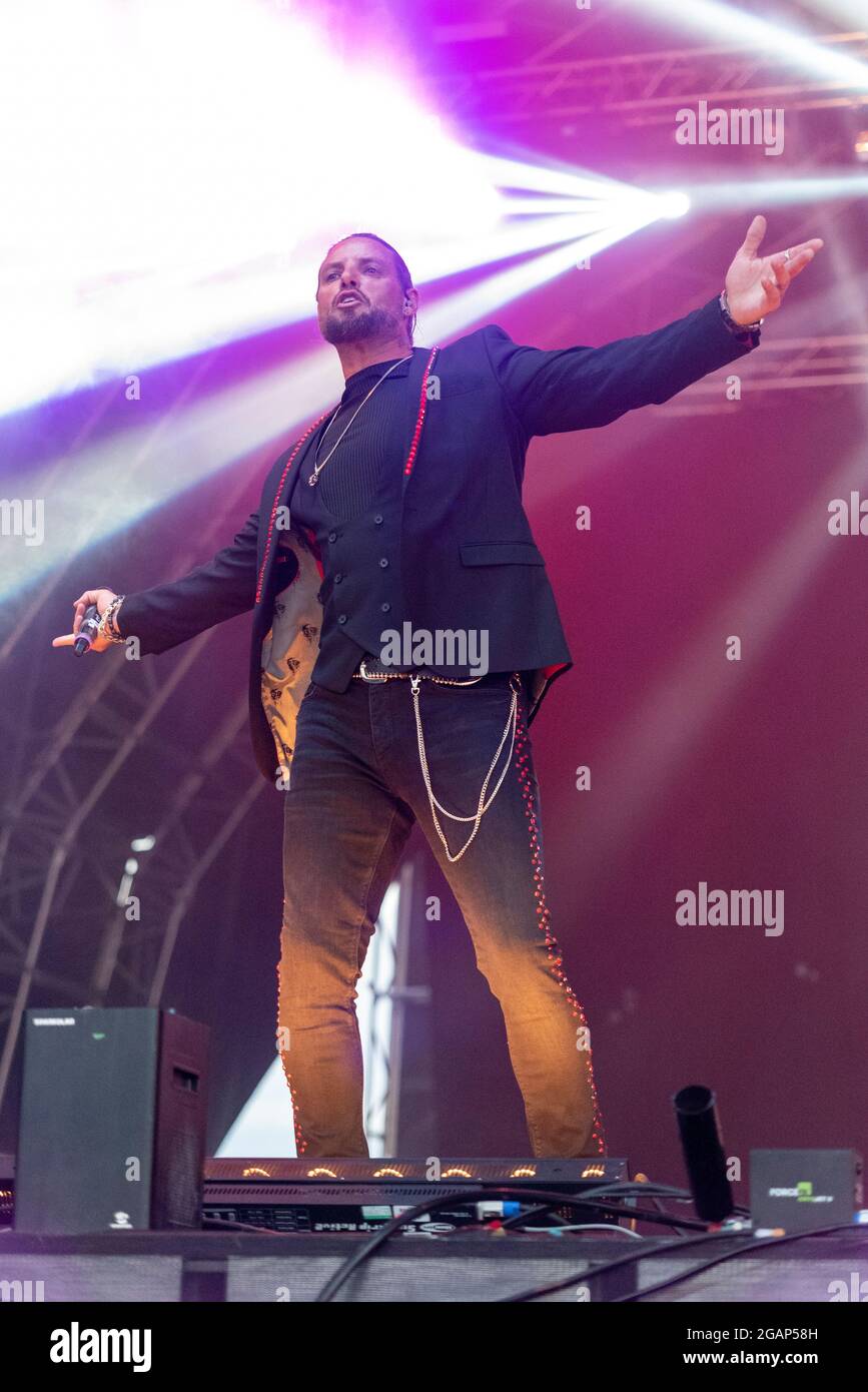 Promenade Park, Maldon, Essex, UK. 31st Jul, 2021. After the UK’s COVID ...