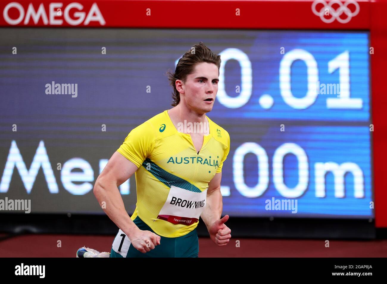 Tokyo, Japan, 31 July, 2021. Rohan Browning of Team Australia wins his ...