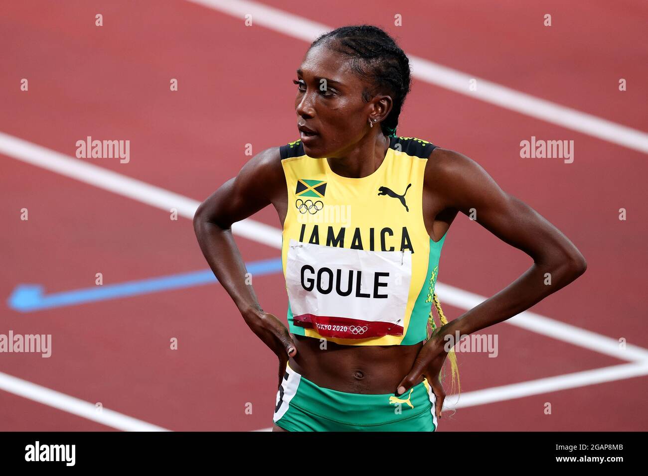 Tokyo, Japan, 31 July, 2021. Natoya Goule of Team Jamaica wins her ...