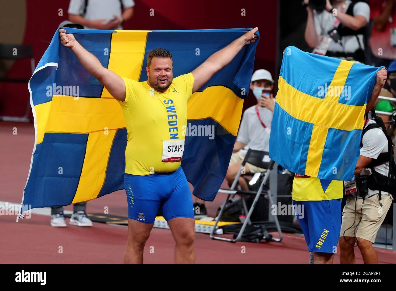 Tokyo, Japan, 31 July, 2021. Daniel Stahl of Team Sweden and Simon ...