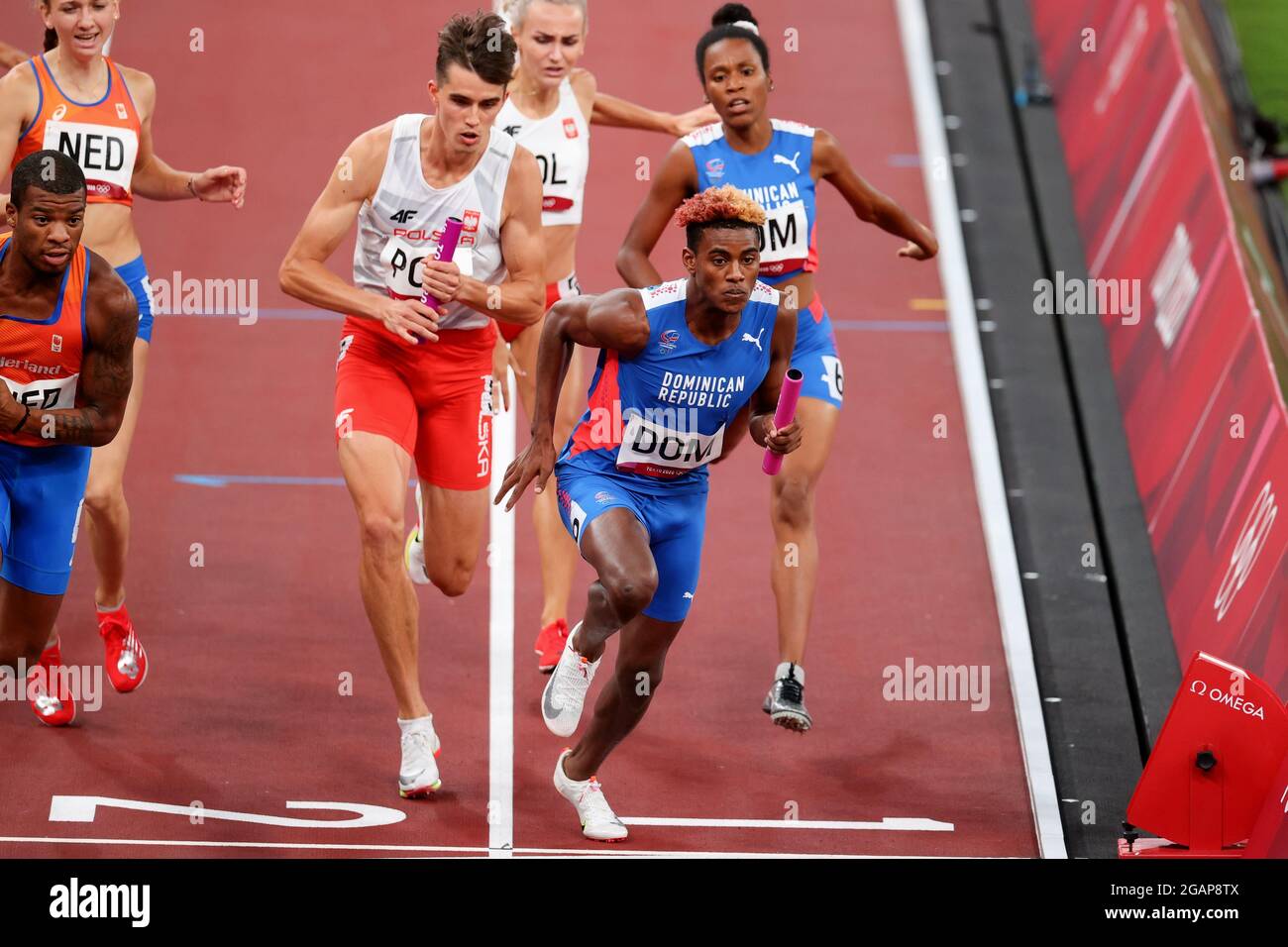 Tokyo, Japan, 31 July, 2021. Dominican Republic's Alexander Ogando ...